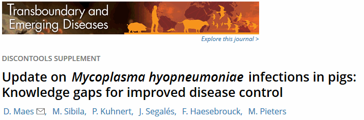 M.hyopneumoniae: knowledge gaps for improved disease control – Swine in ...
